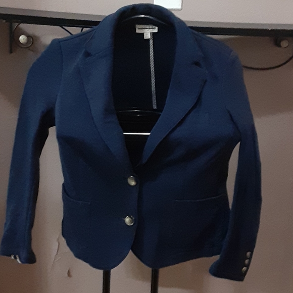 Maison Jules | Jackets & Coats | Maison Jules Blue Navy Blazer Size S ...